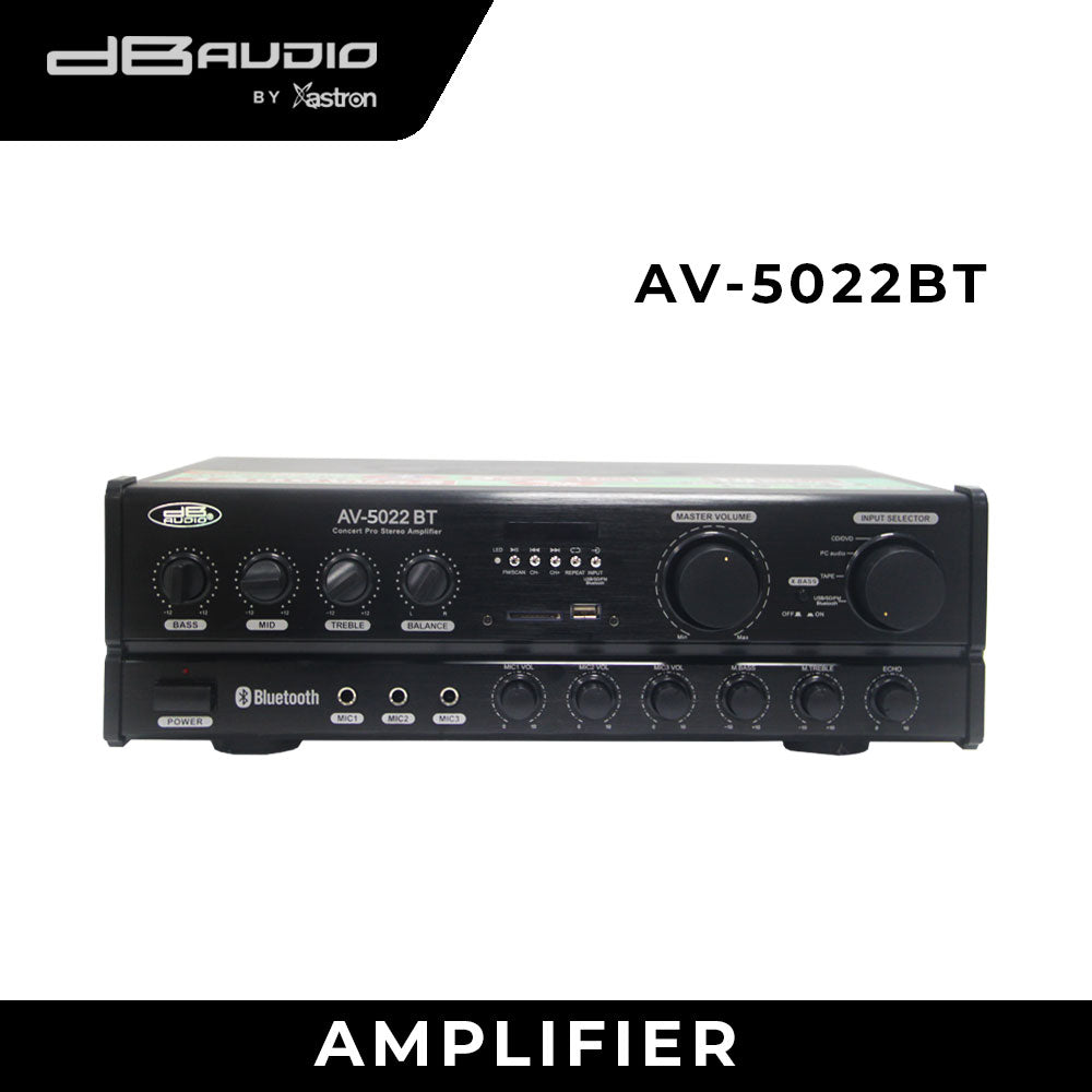 dB Audio AV-5022BT Amplifier — Astron Appliances PH