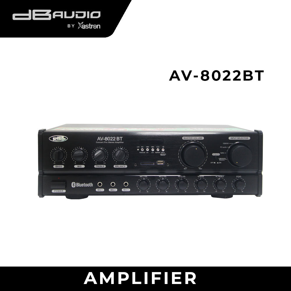 dB Audio AV-8022BT Amplifier — Astron Appliances PH