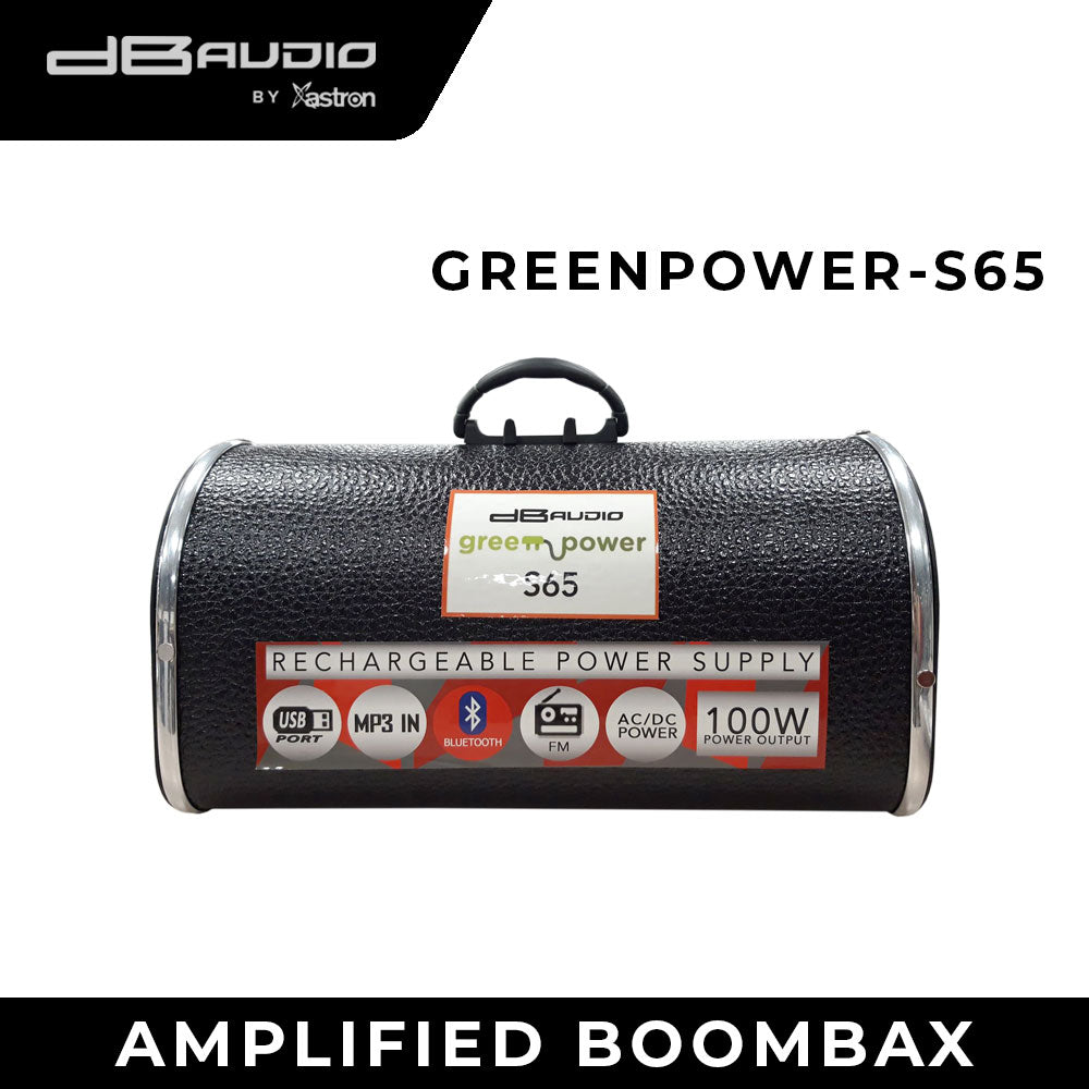 dB Audio GreenPower-S65 Amplified Boombax — Astron Appliances PH