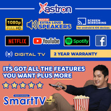 Astron LED4577 43 Inch Smart TV | Full HD | Netflix & Youtube Ready ...
