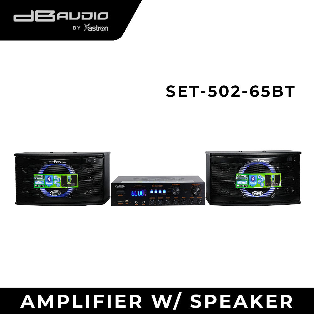 dB Audio SET-502-65BT Amplifier Set — Astron Appliances PH
