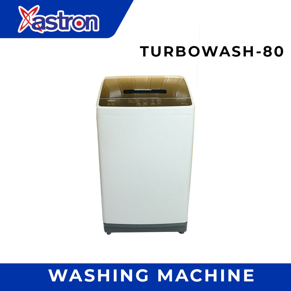 Astron TURBOWASH80 Fully Automatic Washing Machine - 8kg Capacity | Wa ...