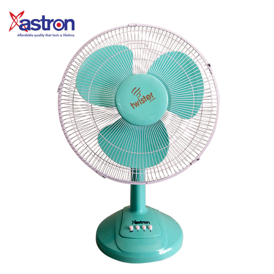 Astron Twister Desk Fan 16" (Teal Green) Electric Fan — Astron ...