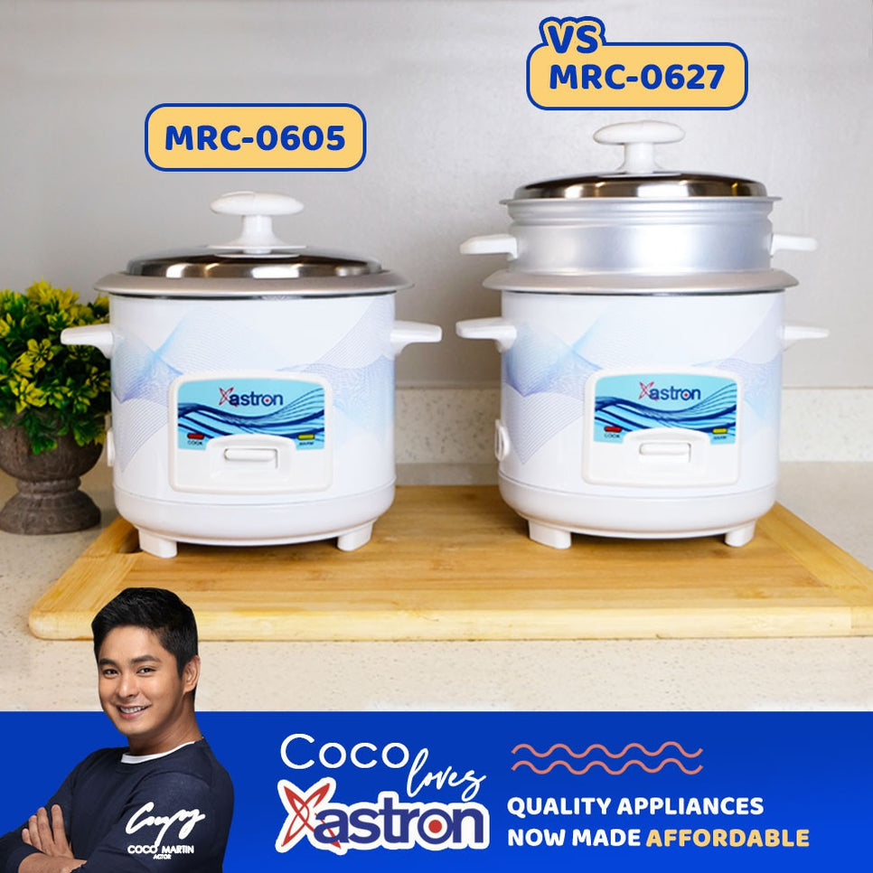 Astron MRC0627 Mini Rice Cooker with Steamer - 0.6 Liter Capacity | Id ...
