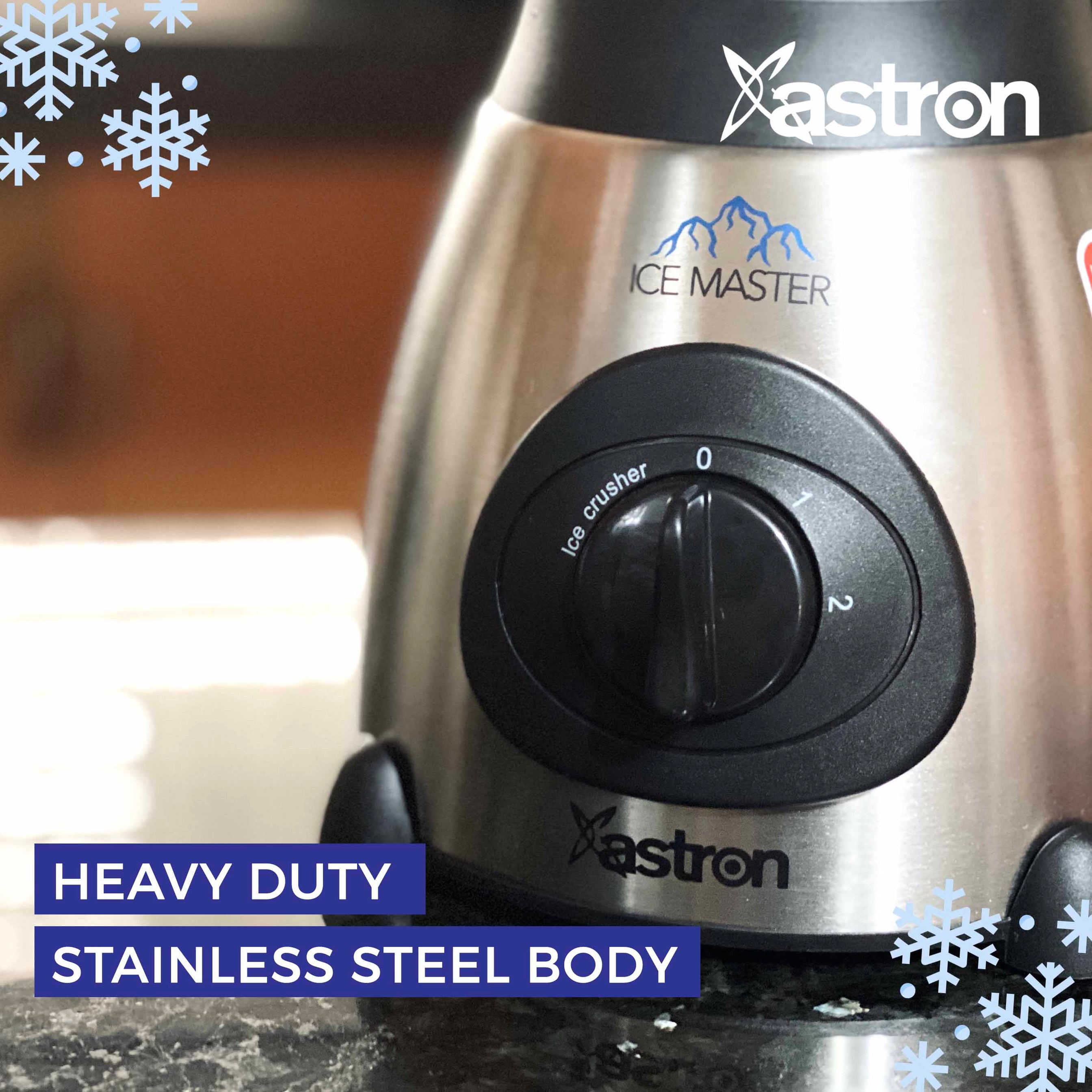 Ice Master Ice-Crushing Blender (1.5L Glass Jug) (350W) — Astron ...